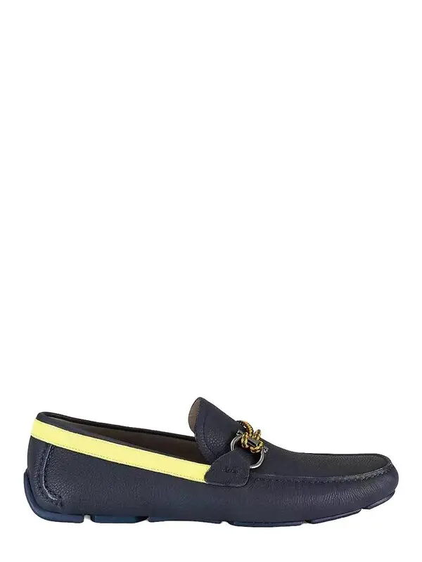 FERRAGAMO Round-toe Loafer - Blue