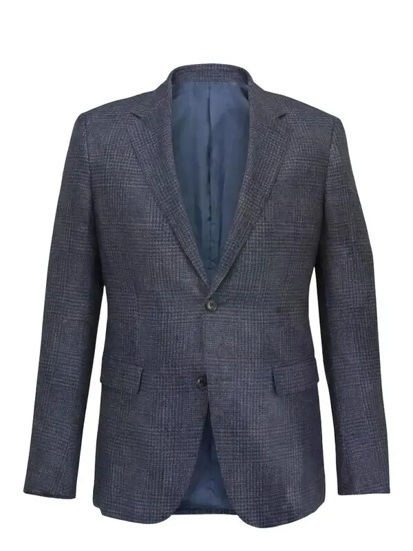 Zegna Textured Blazer - Blue