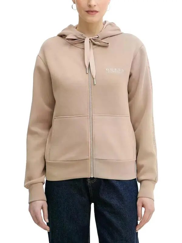 Guess Hooded Zip-up - Neutrals
