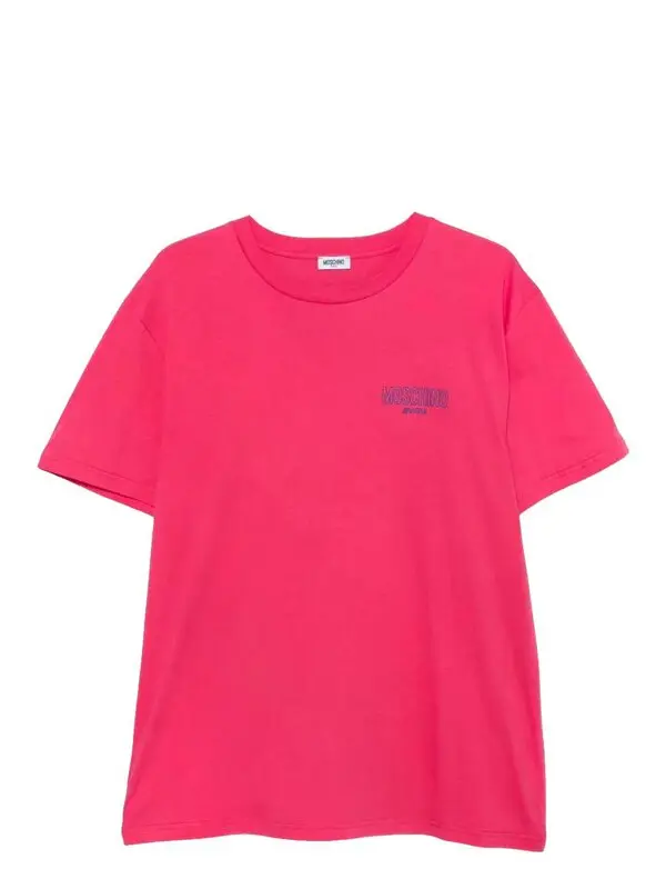 Moschino Logo-print T-shirt - Pink