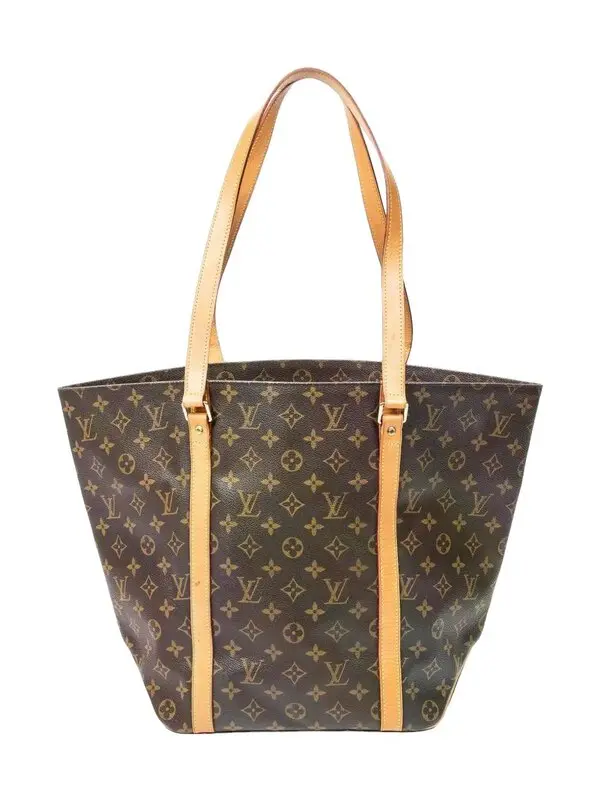 LOUIS VUITTON Monogram Canvas Tote Bag - Brown