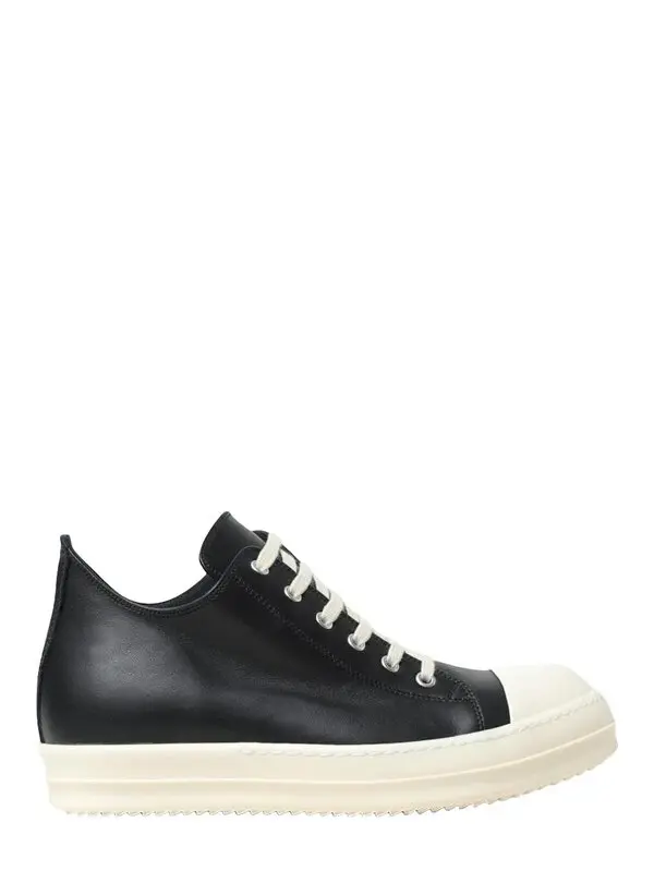Rick Owens Porterville Low Top Sneakers - Black/milk