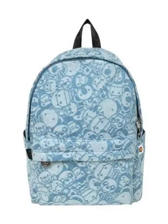 A BATHING APE Baby Milo & Friends Backpack - Denim