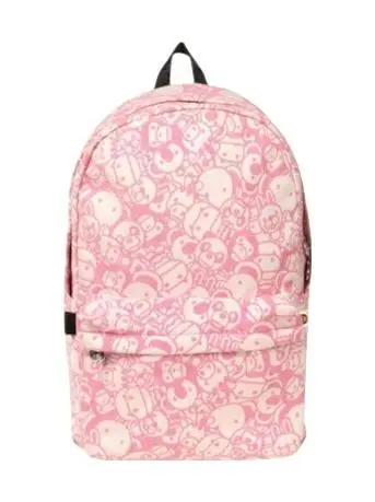 A BATHING APE Baby Milo & Friends Large Backpack - Pale Pink