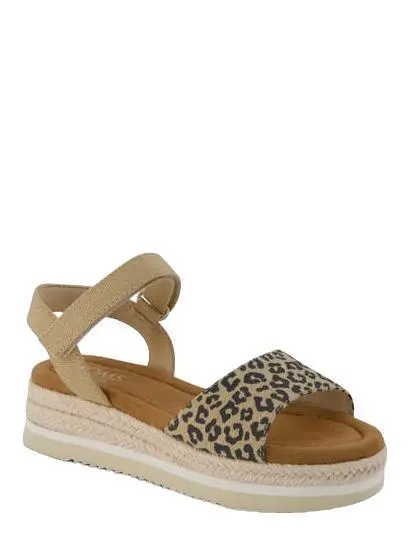 Toms Diana Platform Wedge Sandal - Beige