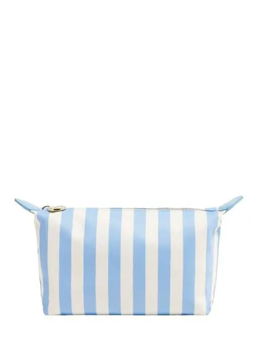 Stoney Clover Lane Small Stripe Nylon Pouchette - Periwinkle Stripes