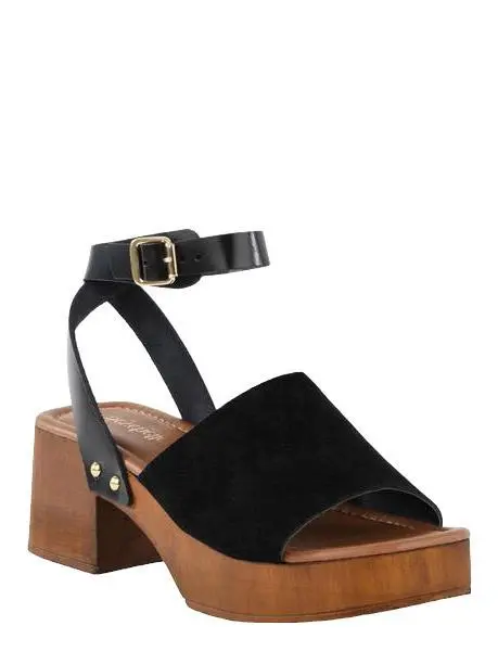 Seychelles Step Forward Platform Sandal - Black