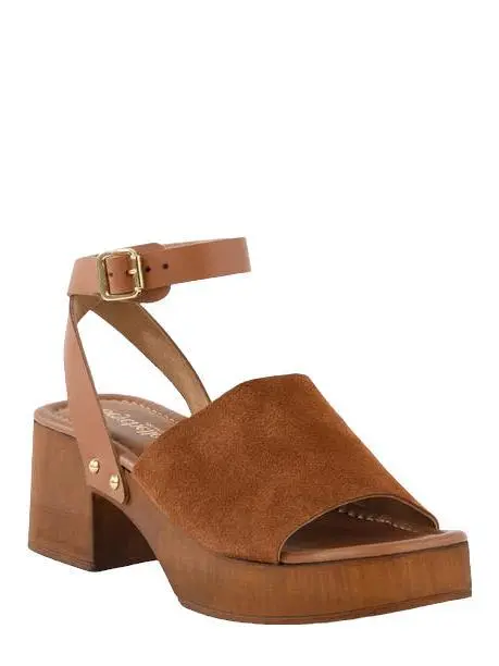 Seychelles Step Forward Platform Sandal - Brown