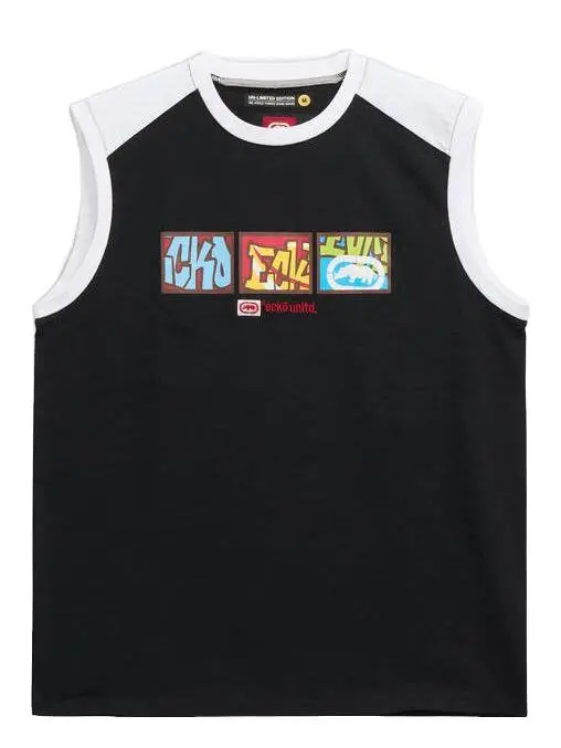 ECKO Graff Alley Muscle Top - Black