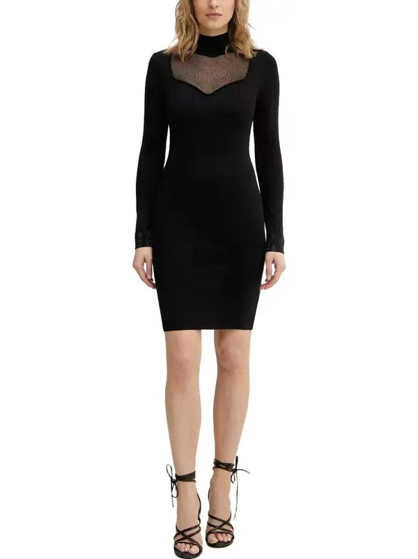 Guess Embellished Mini Dress - Black