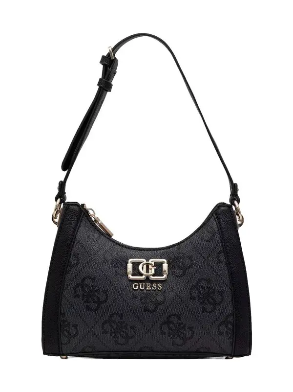 Guess Karnilla Logo Shoulder Bag - Black
