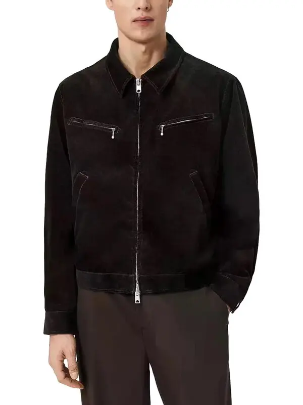 ALLSAINTS Korey Zip-up Jacket - Brown