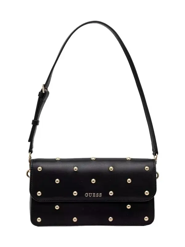 Guess Embellished Shoulder Bag - Black