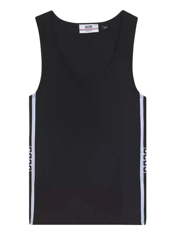 Gcds Logo-print Tank Top - Black