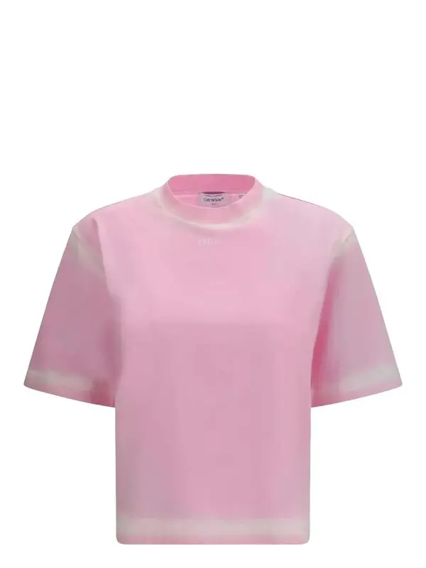 Off-White Spray Off Boxy T-shirt - Pink