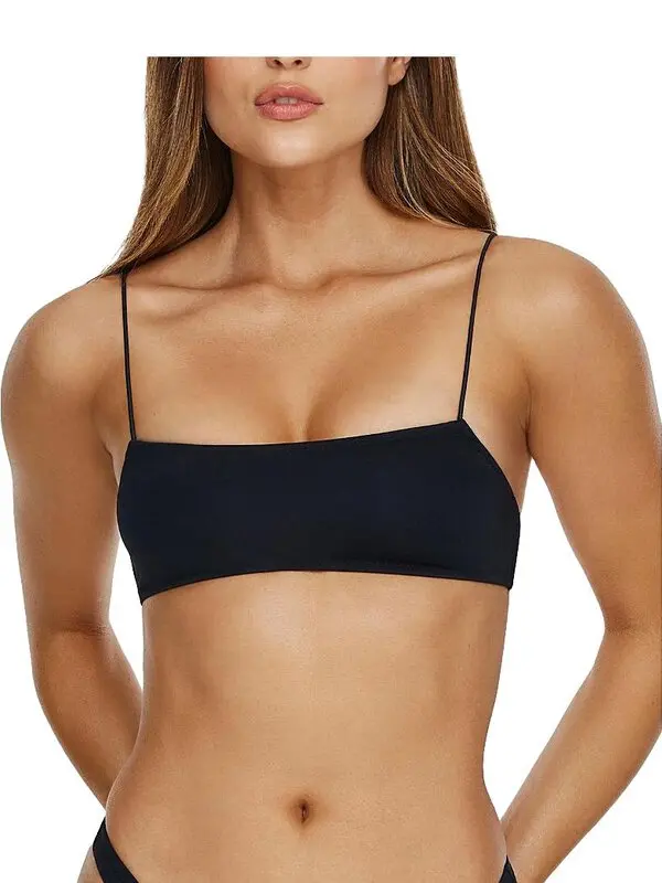 GOTTEX Midnight Scoop Neck Bikini Top - Black