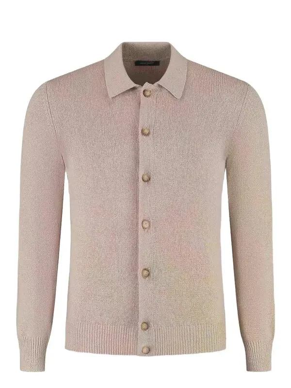 GRAN SASSO Knitted Button-down Shirt - Neutrals