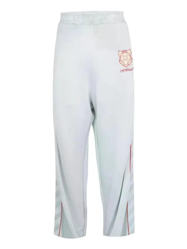 Off-White Diagonals Logo-print Track Pants - Blue