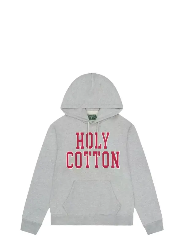DENIM TEARS Holy Cotton Long-sleeve Hoodie - Grey