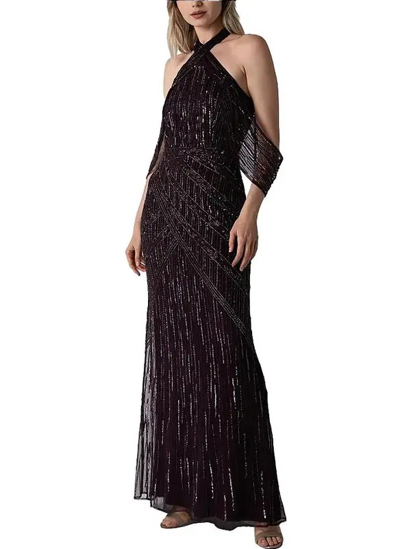RAISHMA Mia Gown - Burgundy