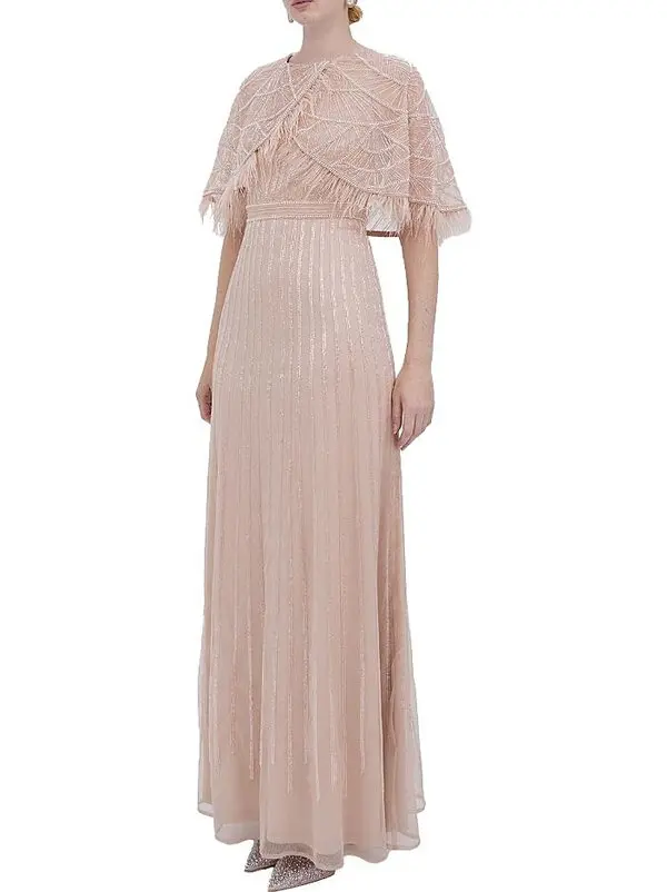 RAISHMA Adira Gown - Oyster