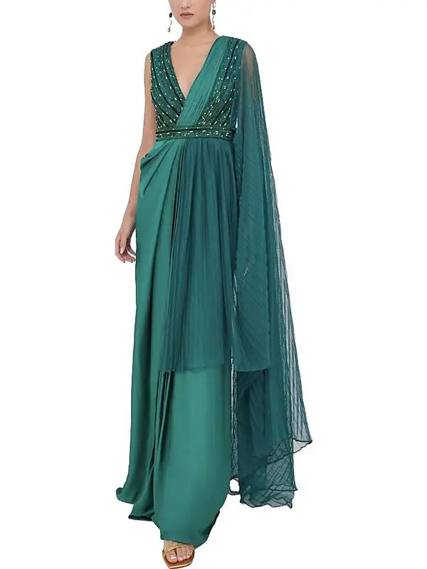 RAISHMA Anaya Gown - Green