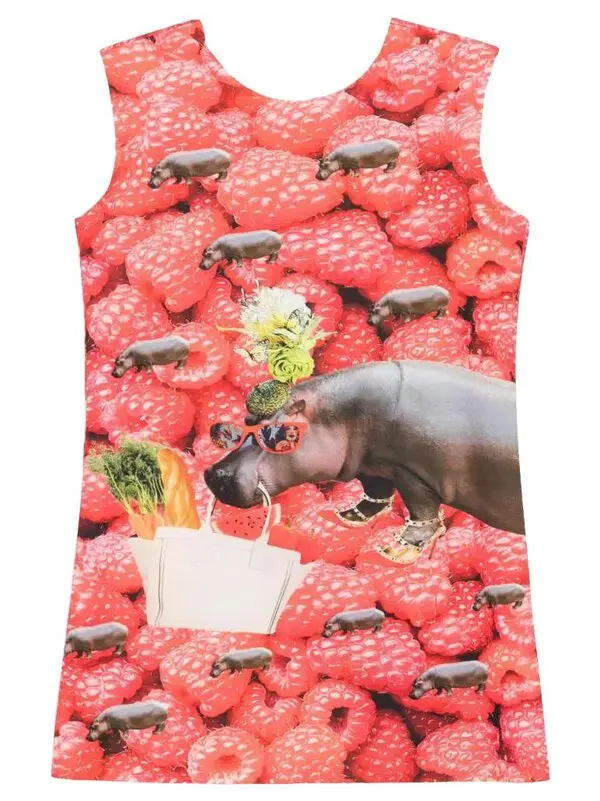 The Artistylist Printed Mini Dress - Red