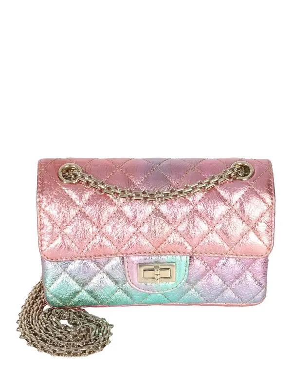 Chanel Metallic Quilted Goatskin Reissue 2.55 Flap Bag - Multicolor