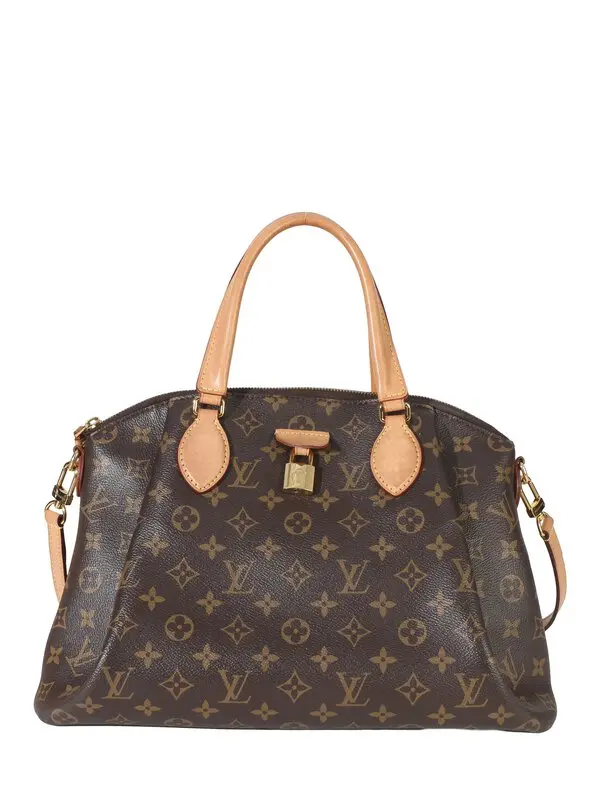 LOUIS VUITTON Rivoli Mm Shoulder Bag Monogram Canvas - Brown