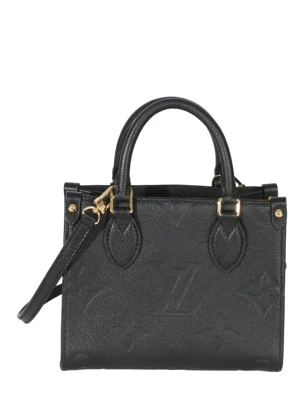 LOUIS VUITTON Monogram Empreinte Onthego Bb - Black