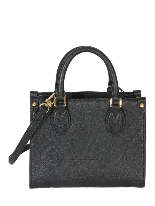 LOUIS VUITTON Monogram Empreinte Onthego Bb - Black