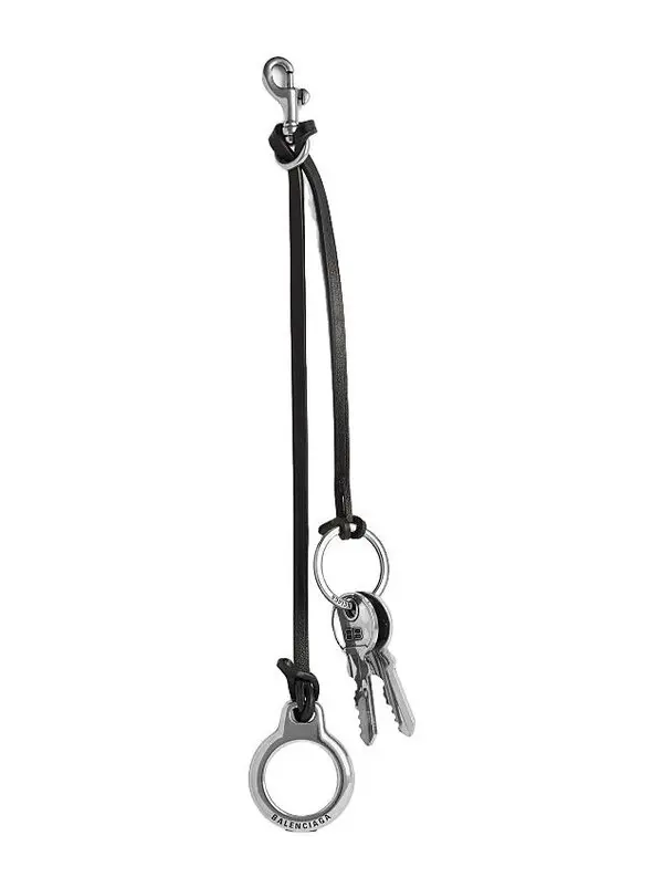 Balenciaga Charm/keychain Subway Compatible Airtag Keys - Black
