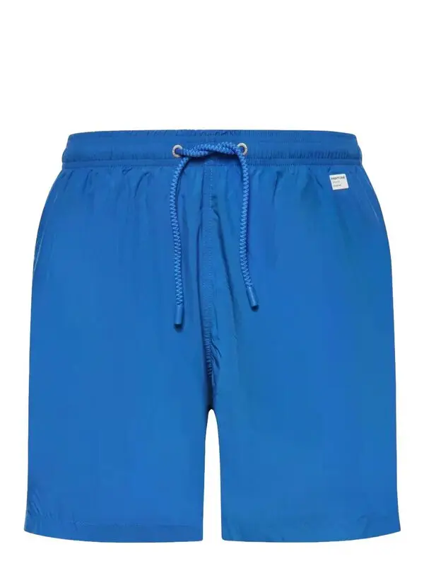 MC2 SAINT BARTH Logo-patch Swim Shorts - Blue
