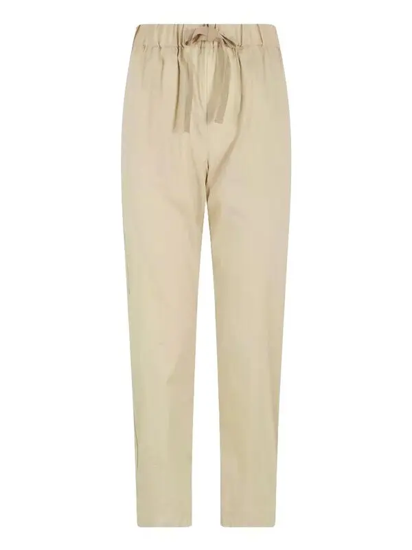 SEMICOUTURE Drawstring-waist Trousers - Neutrals