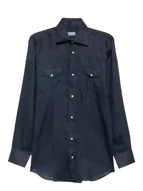 SARTORIO NAPOLI Linen Shirt - Blue