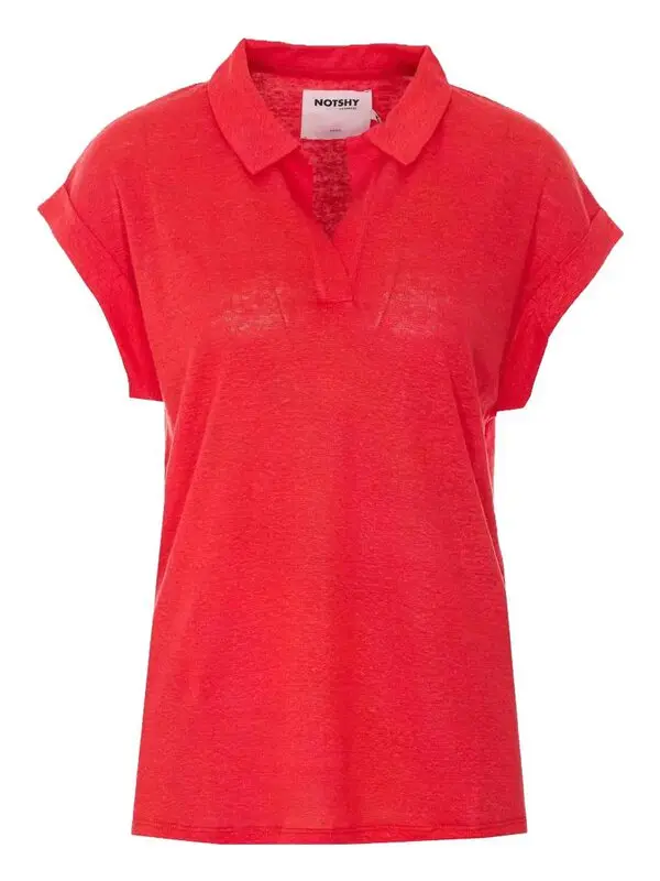 NOTSHY Valentina V-neck T-shirt - Red