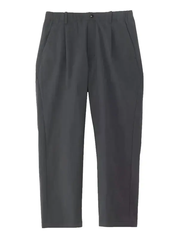 GOLDWIN Pleated Straight-leg Trousers - Grey