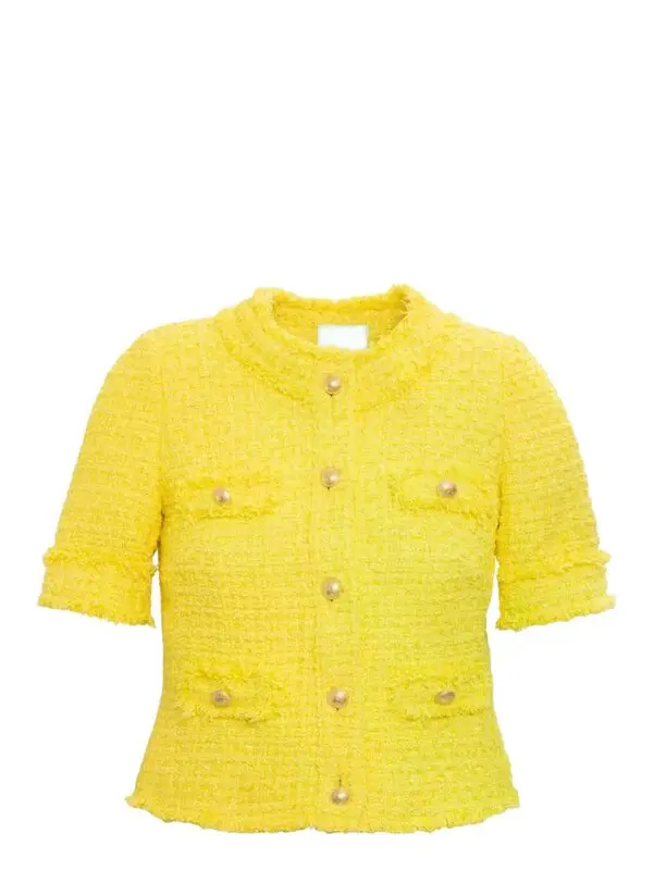 WEILL Tweed Jacket - Yellow