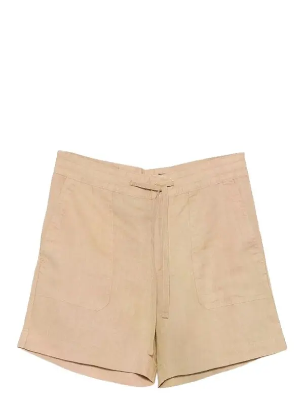 Ralph Lauren Drawstring-waist Patch-pocket Shorts - Neutrals