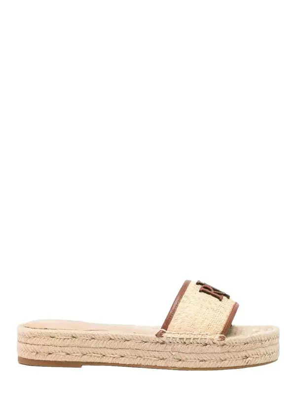 Ralph Lauren Polly Logo Espadrilles - Neutrals