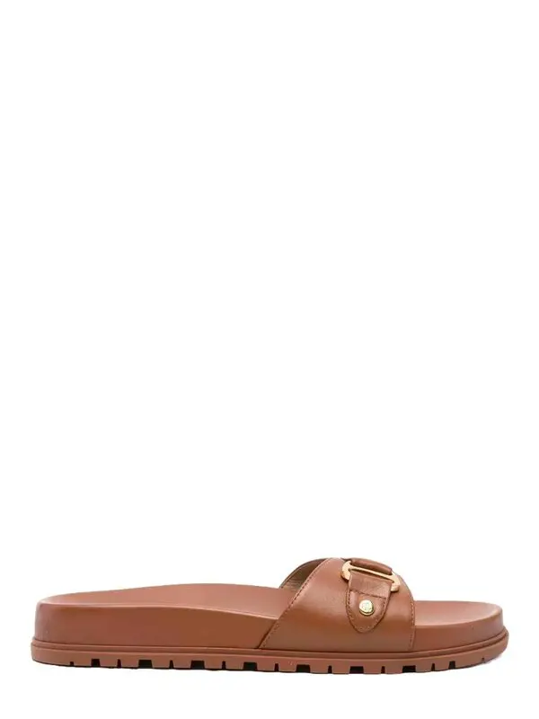 Ralph Lauren Tasha Buckle-detail Sandals - Brown