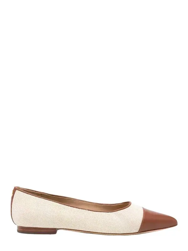 Ralph Lauren Londyn Cap-toe Ballet Flats - Neutrals