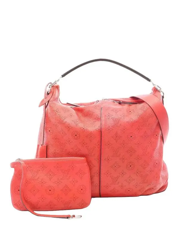 LOUIS VUITTON 2010 Mm Mahina Selene Tote Bag - Orange