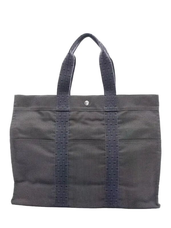 Hermès 2010s Gm Herline Tote Bag - Grey
