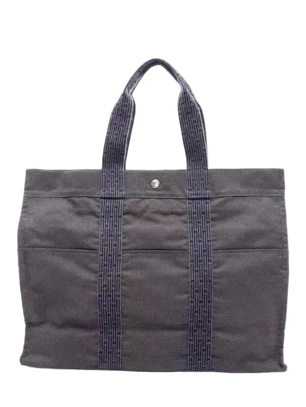 Hermès 2010s Gm Herline Tote Bag - Grey
