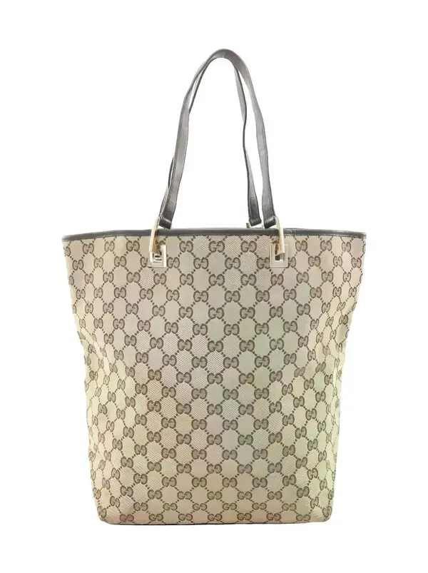 Gucci 2000s Gg Canvas Tote Bag - Neutrals