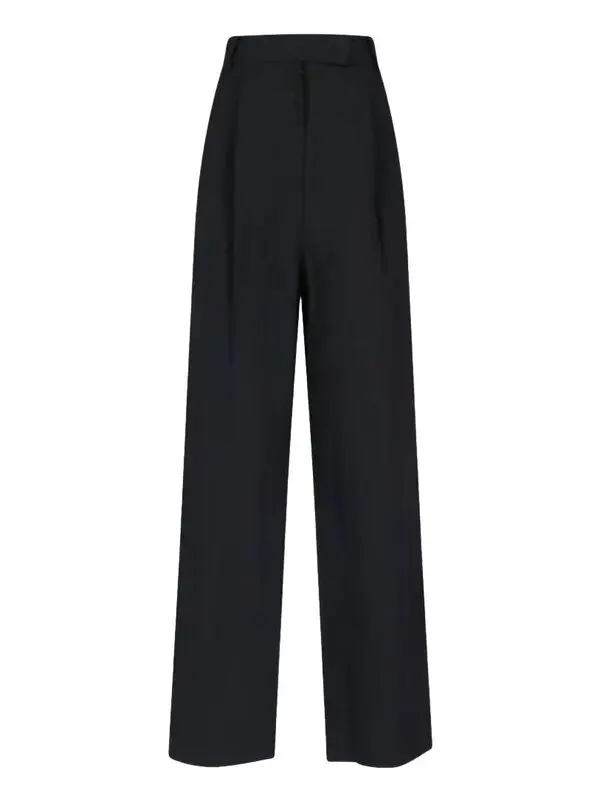THE FRANKIE SHOP Bea Pleated Trousers - Black