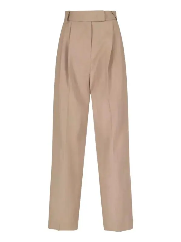 THE FRANKIE SHOP Bea Pleated Trousers - Neutrals