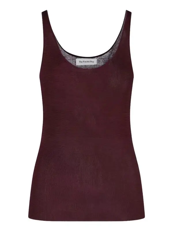 THE FRANKIE SHOP Rivo Knit Tank Top - Red