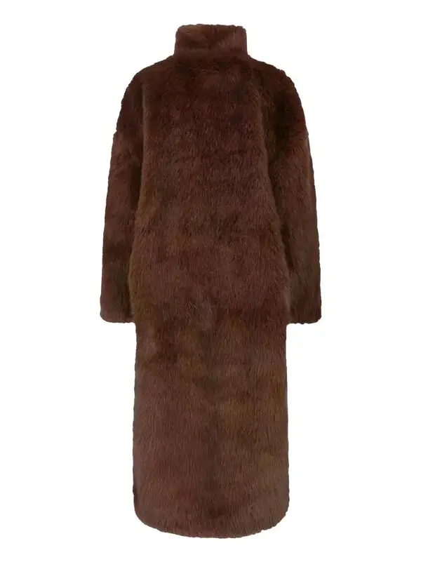 THE FRANKIE SHOP Ravello Faux-fur Coat - Brown